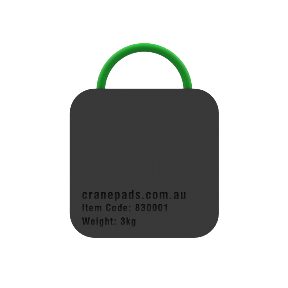 300 x 300 x 30mm Crane Outrigger Pad – Cranepads